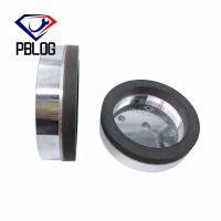 China PLOG Edging And Chamfering Glass Black Resin Wheel For Straight Edge Bilateral Machine for sale