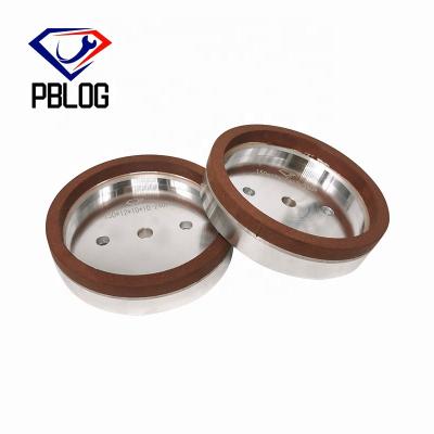 China PBLOG High Quality Material Glass Marble Rock Plate Grinding Chamfering Red Resin Diamond Wheel for sale