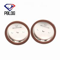 China PBLOG High Quality Material Glass Marble Rock Plate Grinding Chamfering Red Resin Diamond Wheel for sale