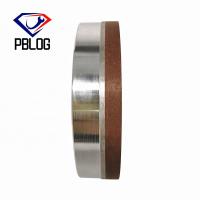 China PBLOG High Quality Material Glass Marble Rock Plate Grinding Chamfering Red Resin Diamond Wheel for sale
