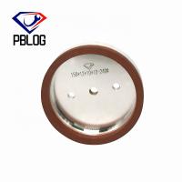 China PBLOG High Quality Material Glass Marble Rock Plate Grinding Chamfering Red Resin Diamond Wheel for sale