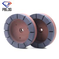 China Glass Ceramic Slate Processing Diamond Resin Grinding Wheel For Beveling Machine for sale