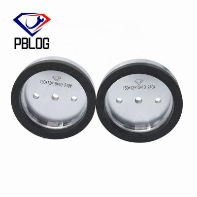 China Glass straight edge machine Chamfering cup shape resin grinding wheel for sale