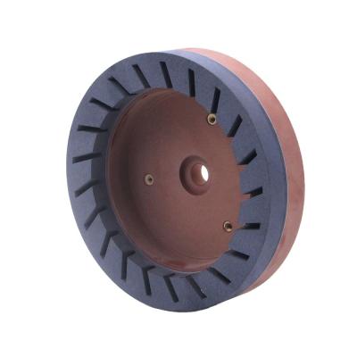 China High quality glass bevel processing Segmented Bowl type resin grinding wheel for sale
