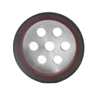 China BOKE three band resin beveling glass grinding wheel  abrasive polishing edging machine for sale