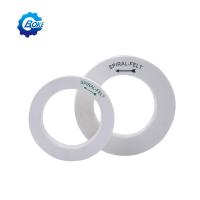 China Spiral Felt Wheel On Beveling Machine For Glass Polishing for sale