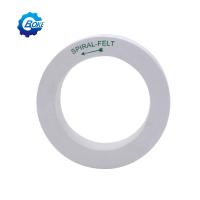 China Spiral Felt Wheel On Beveling Machine For Glass Polishing for sale