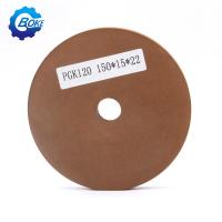 China Flat Shape edging rough profile rubber BK Polishing Wheels for Glass Beveling Machine for sale