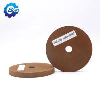 China Flat Shape edging rough profile rubber BK Polishing Wheels for Glass Beveling Machine for sale