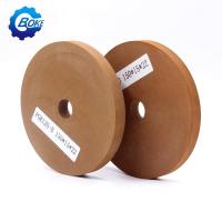 China Flat Shape edging rough profile rubber BK Polishing Wheels for Glass Beveling Machine for sale