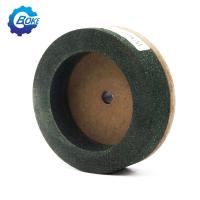 China Good Performance Green Cup Shape 150mm Bk Polishing Wheel For Edging Machine for sale