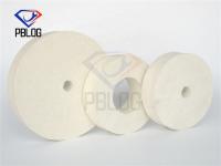 China High Quality And Long Life Glass Slate Edge Polishing Wheel Pure Wool Spiral Felt for sale