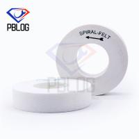 China High quality edge processing tools Spiral Sanded Wheels felt  polishing disc for sale