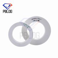 China High quality edge processing tools Spiral Sanded Wheels felt  polishing disc for sale