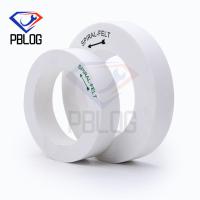 China PBLOG Spiral Felt Polishing Wheel For Glass Polishing for sale