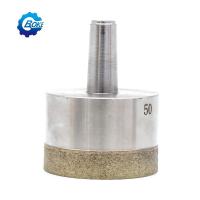China 15pcs Diamond Hole Saw Drill Bit Set for Glass Ceramic Tile Machining Cutting Tool Silvery and Drilling Holes 3-42mm for sale