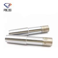 China Straight Handle Shank Tile Glass Diamond Core Drill Bit Set Hole Saw for sale