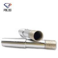 China Straight Handle Shank Tile Glass Diamond Core Drill Bit Set Hole Saw for sale
