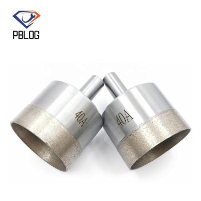 China Manufacture Straight Shank Hole Saw Diamond Glass Drill Bit For Glass for sale