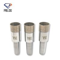 China Brazed Body Sharp Taper Shank Diamond Glass Core Drill Bit for sale