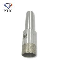 China Brazed Body Sharp Taper Shank Diamond Glass Core Drill Bit for sale