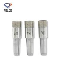 China Brazed Body Sharp Taper Shank Diamond Glass Core Drill Bit for sale