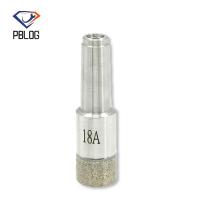 China Brazed Body Sharp Taper Shank Diamond Glass Core Drill Bit for sale