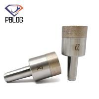 China Free Sample Set CNC Hole Cutting Glass Tiles Porcelain Grinder Drilling Machine Diamond Grill Bit for sale