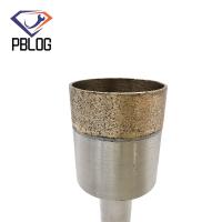 China Free Sample Set CNC Hole Cutting Glass Tiles Porcelain Grinder Drilling Machine Diamond Grill Bit for sale