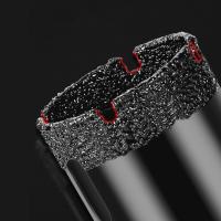 China Used Hand Drill Bit Straight Shank Mounting Brazed Diamond Customized for sale