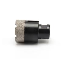 China M14 6-125mmm Vacuum brazed diamond hole saw core drill bit for marble porcelain dry drilling for sale
