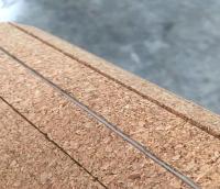 China PBLOG hot sale Glass Divider Protector Cork Blocks For Glass Protection Cork Mat Pads Static cork pad for sale