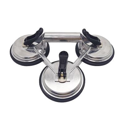 China High quality hot sale Strong suction vacuum handling tool Ceramic glass Three head suction cups for sale