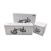 China Hot selling strong suction Ceramic metal surface heavy object Single rubber bottom Silver Metal Glass Suction Cup for sale