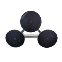 China high quality glass ceramics, metals lifting tool strong suction Three chassis Metal handle rubber suction cup for sale