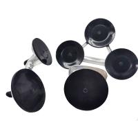China high quality glass ceramics, metals lifting tool strong suction Three chassis Metal handle rubber suction cup for sale