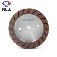 China Toothed Resin Grinding Wheel Speed RPM No Scratch Cup Shape Brown for sale