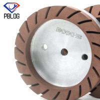 China Toothed Resin Grinding Wheel Speed RPM No Scratch Cup Shape Brown for sale