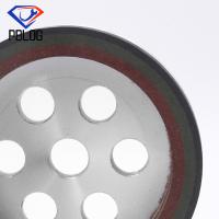 China Brown Surface Grinding Wheel Hardness Slate Diamond Cup Wheel for sale