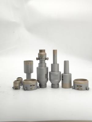 China Shank Coring Glass Drill Bits Sandblasting / Sintering Process Frosted Texture for sale