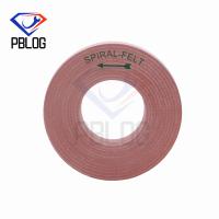 China Rolled Spiral Felt Polishing Wheel Pink Wool Polishing Wheel for sale