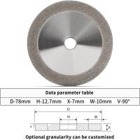 China Centerless Cylindrical CBN Grinding Wheel Diamond Surface Hard for sale