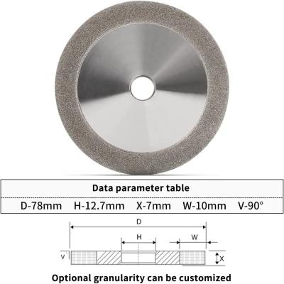 China Centerless Cylindrical CBN Grinding Wheel Diamond Surface Hard for sale