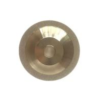 China Type Bowl Electroplated Diamond Grinding Wheel Glass Edging Silver for sale