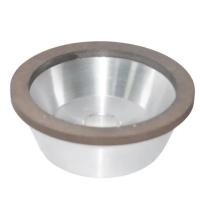China Type Bowl Electroplated Diamond Grinding Wheel Glass Edging Silver for sale