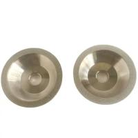China Type Bowl Electroplated Diamond Grinding Wheel Glass Edging Silver for sale