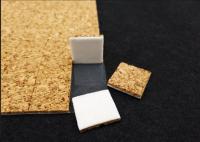 China 1In Self Stick Cork Pads Glass Divider Wood PVC Cork Protective Pads for sale