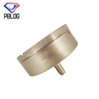 China Large size one-piece sintered diamond drill bit for glass hole for sale