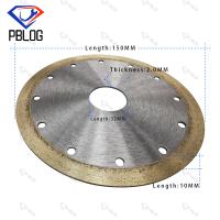 China Round 150mm Diamond Saw Blade For Glass / Ceramics And Stone for sale