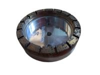 China 8*8mm Working Layer Size Diamond Polishing Wheel For Glass Grinding for sale